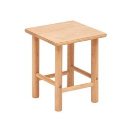 Atmosphera Cr&eacute;ateur d'int&eacute;rieur Holzhocker in braun | Gr.: onesize