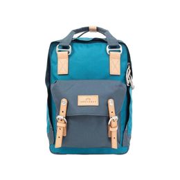 Doughnut Macaroon Euro 16 - Rucksack 38 cm (grey x dark grey) in teal x lake | Gr.: onesize