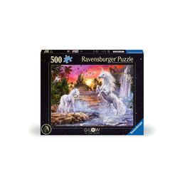 Ravensburger Puzzle 500 Teile Einh&ouml;rner am Fluss in bunt | Gr.: onesize