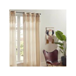 Atmosphera Cr&eacute;ateur d'int&eacute;rieur Vorhang in beige | Gr.: onesize