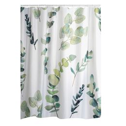 Ridder Duschvorhang Textil Eukalyptus gr&uuml;n 180x200 cm | Gr.: onesize