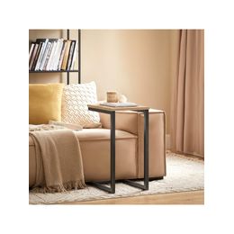sobuy Beistelltisch in Natur / Schwarz - (B)30 x (H)60 x (T)40 cm | Gr.: onesize