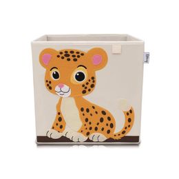 Lifeney Aufbewahrungsbox Tiger hell, 33 x 33 x 33 cm | Gr.: onesize