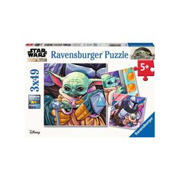 Kinder Puzzle Box 3 x 49 Teile | Ravensburger | Star Wars Mandalorian | Gr.: onesize