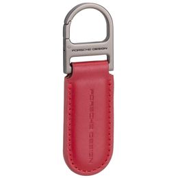 Porsche Design Schl&uuml;sseletui Keyring Oval in Carmine Red | Gr.: onesize