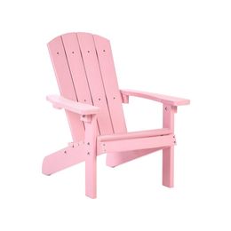 Beliani Kindersessel ADIRONDACK in Rosa - (W) 40 x (H) 64 x (L) 50 cm | Gr.: onesize