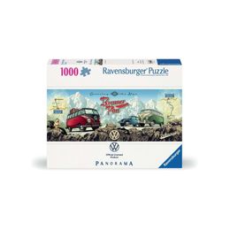 Ravensburger Puzzle 1.000 Teile Mit dem VW Bulli &uuml;ber den Brenner in bunt | Gr.: onesize