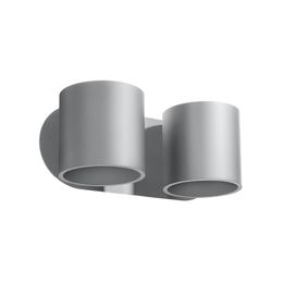 Nice Lamps Wandleuchte RODA 2 in Grau (H)10cm (L)26cm | Gr.: onesize