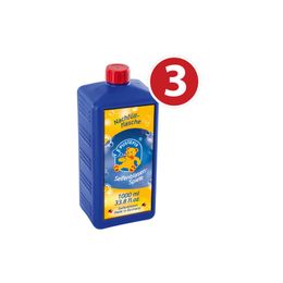 3 x Pustefix Seifenblasen Nachf&uuml;llflasche 1.000ml | Gr.: onesize