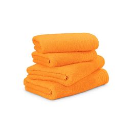M&ouml;ve M&ouml;ve Handtuchset New Classic 4-TLG in orange | Gr.: onesize