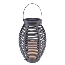 Globo lighting Solarleuchte "SOLARLEUCHTE KUNSTSTOFF GRAU, 1XLED" in gray | Gr.: onesize