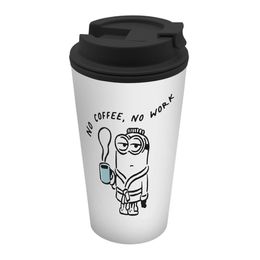 GEDA LABELS Coffee to go Becher Minions Bellocoffee in Wei&szlig; - 400 ml | Gr.: onesize