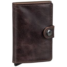Secrid Geldb&ouml;rse Miniwallet Vintage in Chocolate | Gr.: onesize