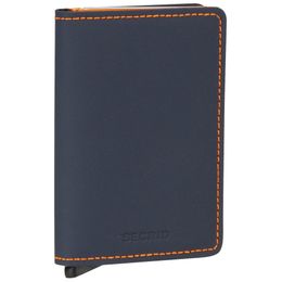 Secrid Geldb&ouml;rse Slimwallet Matte in Night Blue-Orange | Gr.: onesize