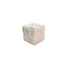 ByLiving Pouf Urban in beige - B 40, H 41, T 40 cm | Gr.: onesize