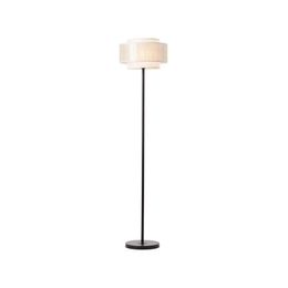 Brilliant Standleuchte, 1-flammig Odar 36 cm in schwarz/beige | Gr.: onesize