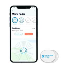 musegear Bluetooth-Schl&uuml;sselfinder "Finder mini" in wei&szlig; | Gr.: onesize