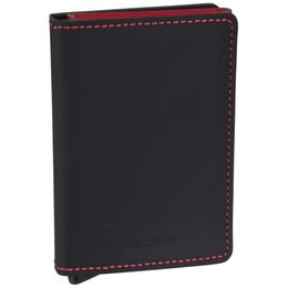 Secrid Geldb&ouml;rse Slimwallet Matte in Black & Red | Gr.: onesize