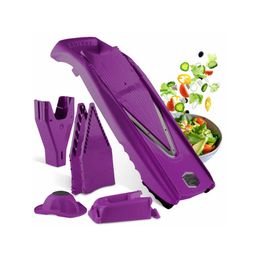 B&ouml;rner B&ouml;rner Gem&uuml;sehobel V5 PowerLine Profi Set in violett | Gr.: onesize