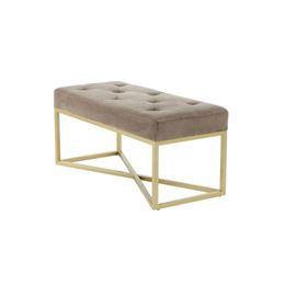 Qiyano Samt Sitzbank Iwalani in Taupe | Gr.: onesize