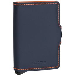 Secrid Geldb&ouml;rse Twinwallet Matte in Night Blue-Orange | Gr.: onesize