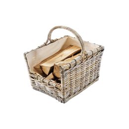 kobolo Kaminholzkorb FIREW 29242-18 in Grau | Gr.: onesize
