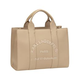 K by KARL LAGERFELD Karl Lagerfeld Handtasche K/RSG MD Square Tote Peb Emb in Nougat | Gr.: onesize
