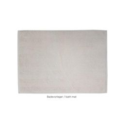 Framsohn 2er Set: Zwirnfrottier BIO Badevorleger "OCEAN" in Oxford - (L) 70 x (B) 50 cm | Gr.: onesize