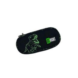 Yuhu.kids Federm&auml;ppchen Schlamper Etui T-Rex in Schwarz | Gr.: onesize