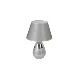 N&auml;ve n&auml;ve Tischleuchte "GRADO" in silber - (L)30 cm x (B)30 cm x (H)44 cm | Gr.: onesize