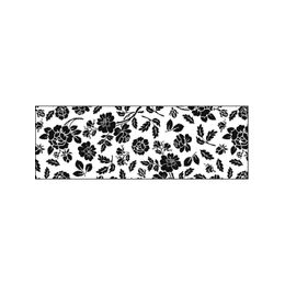 Buntpapierfabrik Ludwig B&auml;hr Transparentpapier 115g/qm A4 Packung mit 25 Blatt Black & White Rosen | Gr.: onesize
