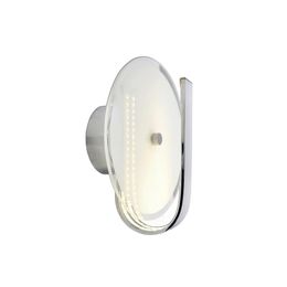 N&auml;ve n&auml;ve LED Wandleuchte "LUCCA" in silber - (L)20 cm x (B)20 cm x (H)21.5 cm - EEK G | Gr.: onesize