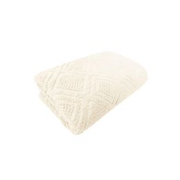 Framsohn 4er Set: Zwirnfrottier Handtuch "MOSAIK" in Champagner -(L) 100 x (B) 50 cm | Gr.: onesize