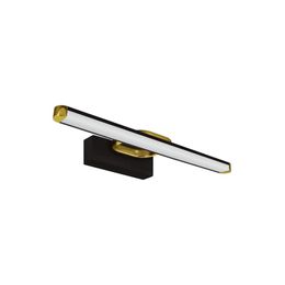 Licht-Erlebnisse Wandlampe EEK E (B)43 x (H)5 cm in Schwarz Gold | Gr.: onesize