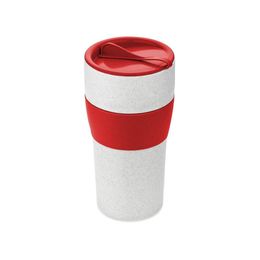 Koziol AROMA TO GO XL - Thermobecher mit Deckel 700ml in organic red | Gr.: onesize