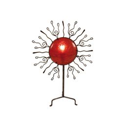 N&auml;ve n&auml;ve Tischleuchte "Orient" in rot - (L)37 cm x (B)37 cm x (H)50 cm | Gr.: onesize
