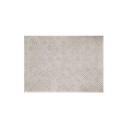 Framsohn 2er Set: Zwirnfrottier Badeteppich "MOSAIK" in Oxford Tan -(L) 70 x (50) cm | Gr.: onesize