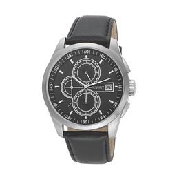 Esprit Quarzuhr Circolo Chrono Black in Schwarz/Silber | Gr.: onesize