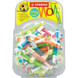 Stabilo Textmarker swing cool Bonbonglas Packung mit 100 St&uuml;ck | Gr.: onesize