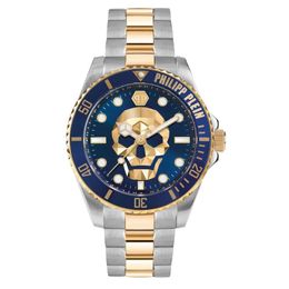 Philipp Plein Herrenuhr The $kull Diver in silber | Gr.: onesize
