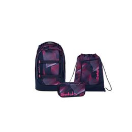 Satch Schulrucksack-Set PACK Seismic Pink 3-teilig in Lila/Pink | Gr.: onesize