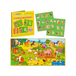 MAGNIKON Magnetische Puzzles Mama und Baby 2-teilig f&uuml;r 2 J&auml;hrige | Gr.: onesize