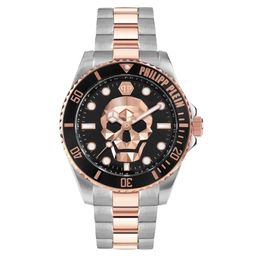Philipp Plein Herrenuhr The $kull Diver in silber | Gr.: onesize