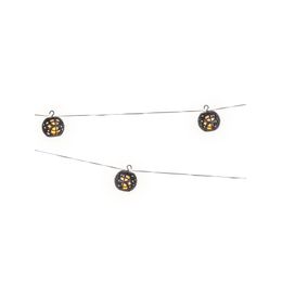 MARELIDA LED Lichterkette Feuerball Flammeneffekt 8 Leuchtkugeln 2,1m in schwarz | Gr.: onesize