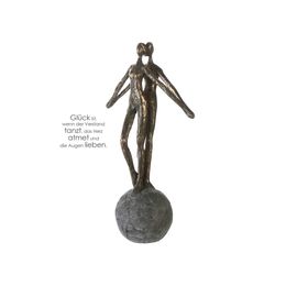 Gilde Skulptur "Kiss Me" in Bronze - H. 30 cm - B. 36 cm | Gr.: onesize