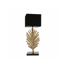 Licht-Erlebnisse Tischlampe (B)24.5 x (L)24.5 x (H)69 cm in Holz (Natur) Schwarz | Gr.: onesize