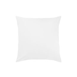 Traumschlaf Bettw&auml;sche Basic Single Jersey Kissenbezug in weiss | Gr.: 80 x 80 cm