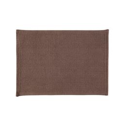 Rhomtuft Badematten Plain taupe - 58 in taupe - 58 | Gr.: 50 x 70 cm