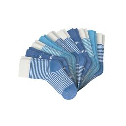 Schiesser Socken 10er Pack in Hellblau | Gr.: 23-26
