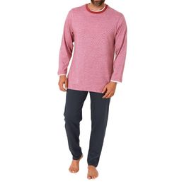 Normann langarm Schlafanzug Loungewear - 71813 in rot | Gr.: 56